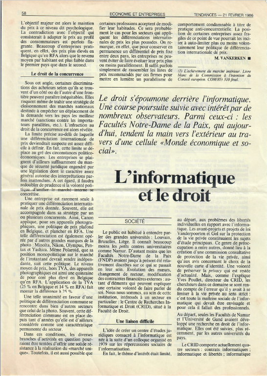 1986-02-21_Article_Informatique-et-droit_P58.png — CRIDS
